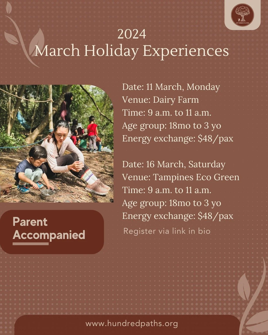 Holiday Programmes — Hundred Paths