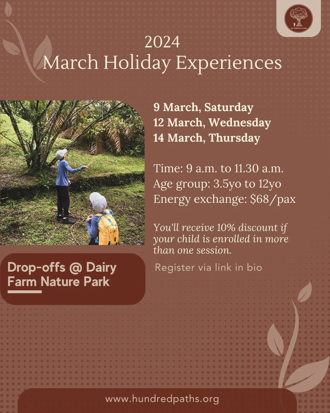 Holiday Programmes — Hundred Paths