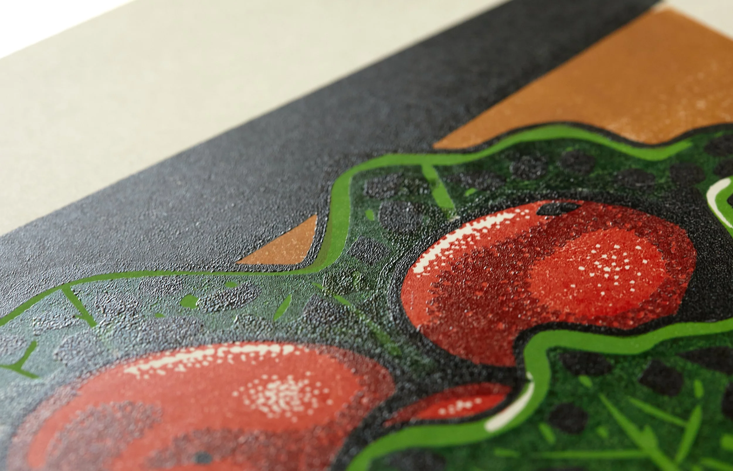 Shoes Linocut Print — Pressed and Folded
