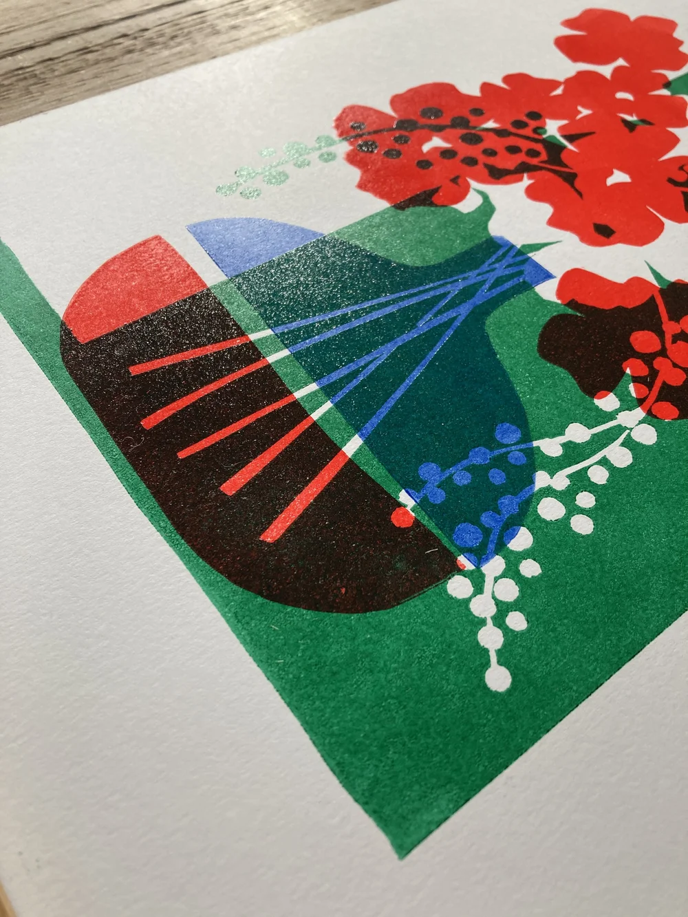 Nuisance Linocut Print — Pressed and Folded
