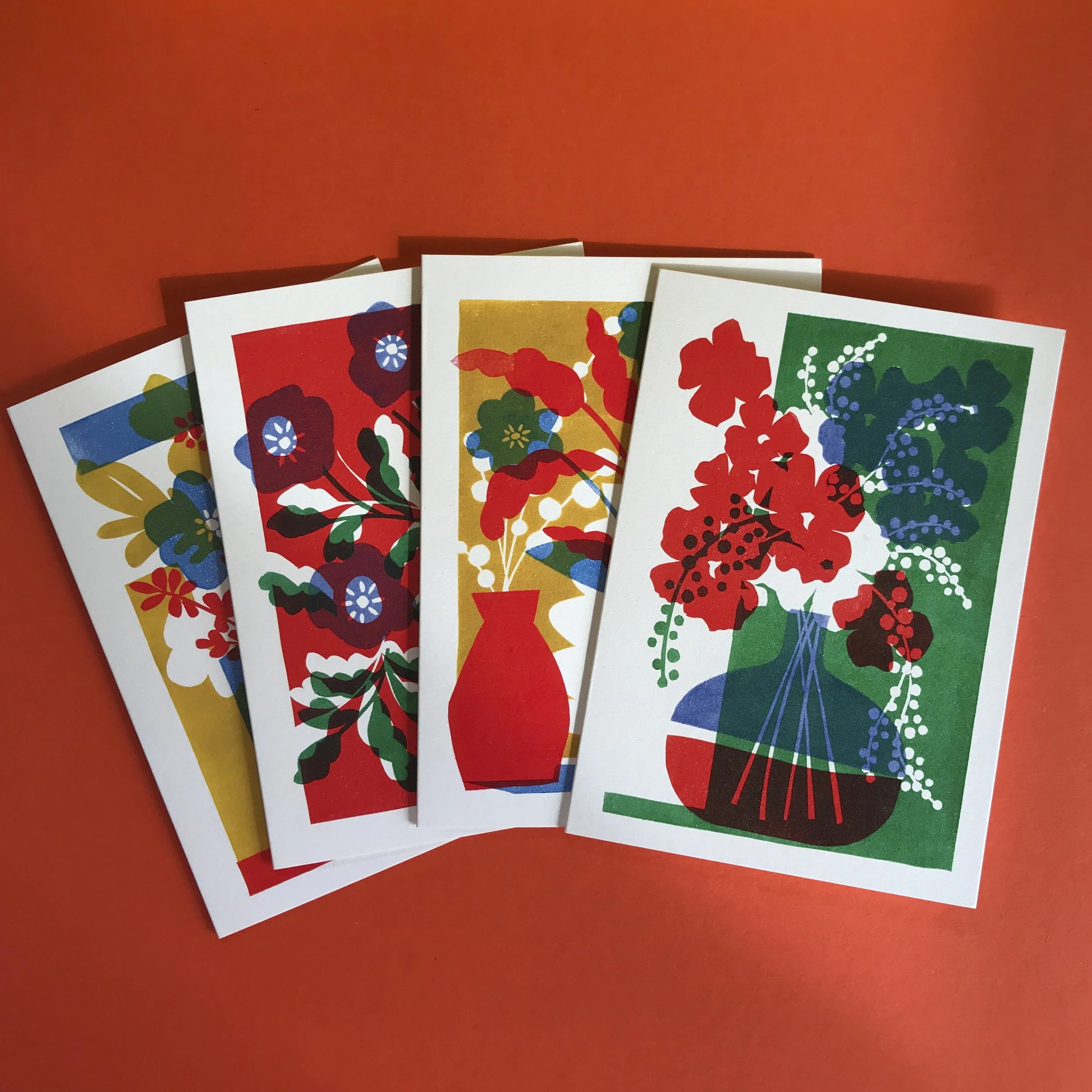 Greeting cards by Pressed and Folded. Handprinted cards, sophisticated ...
