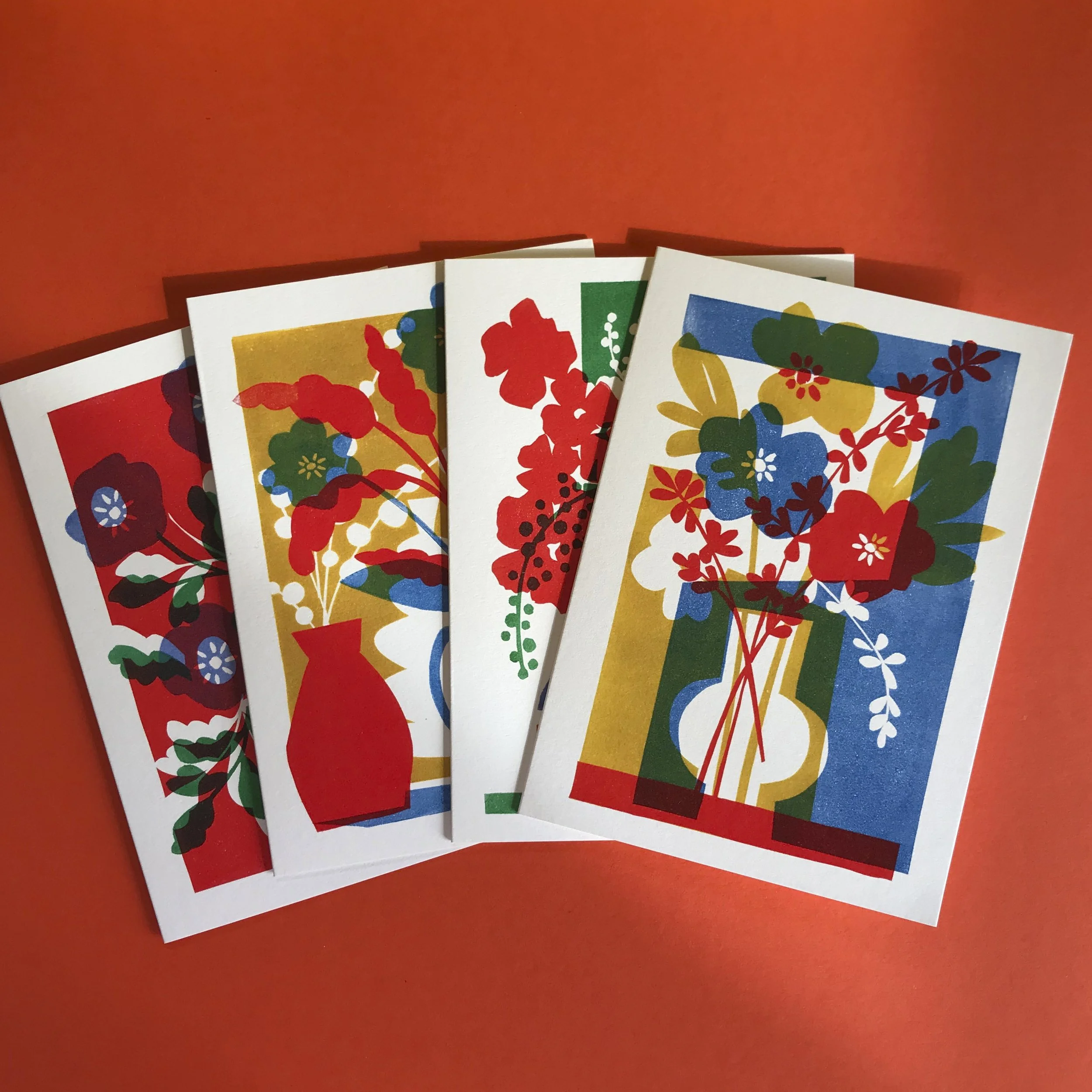 Greeting cards by Pressed and Folded. Handprinted cards, sophisticated ...