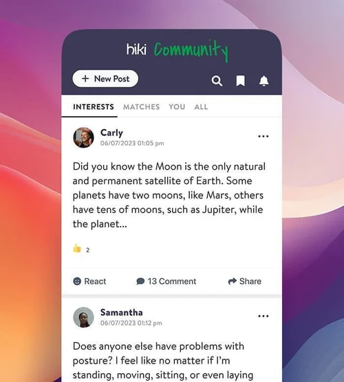 Hiki | A social community & dating app by and for Autistic adults