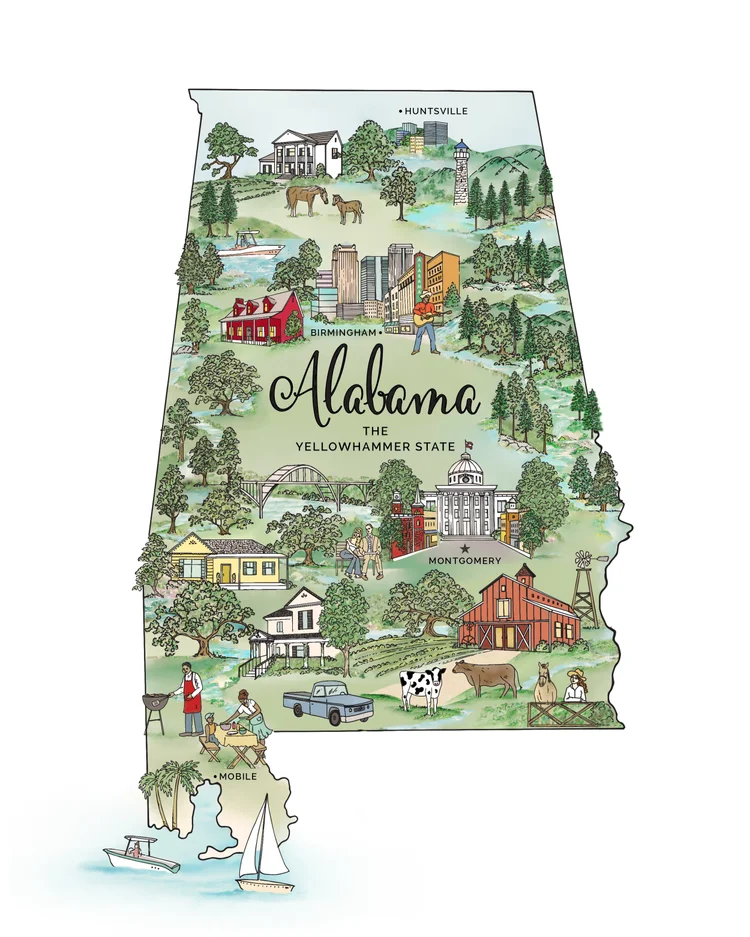 Illustrated Maps — Jessica Laughlin Designs