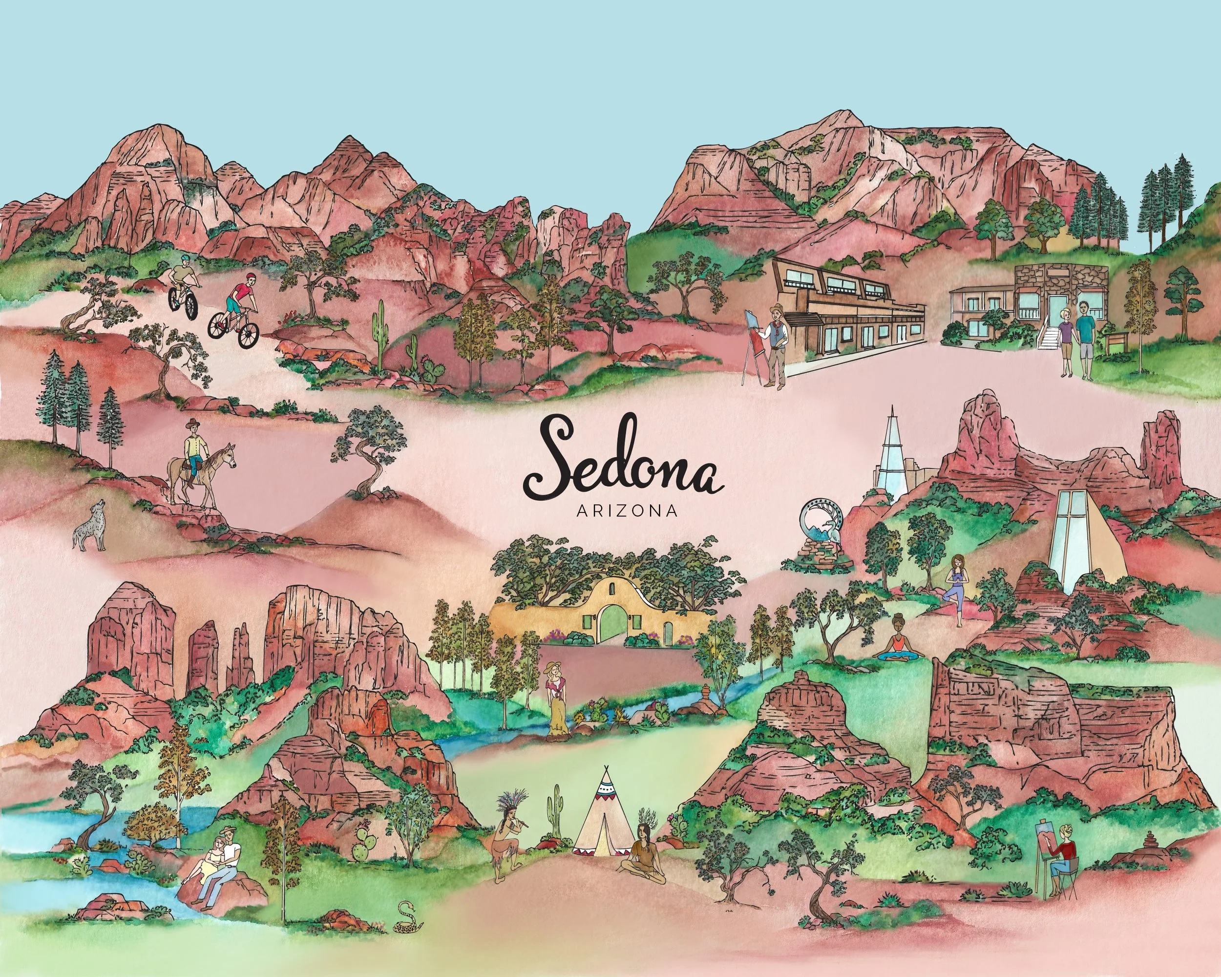 Illustrated Maps — JESSICA LAUGHLIN