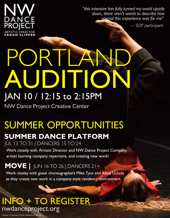 NW Dance Project Portland Audition — University of Utah School of Dance