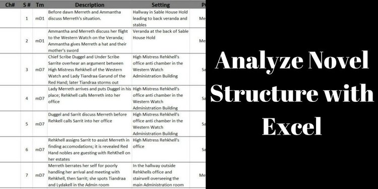 Analyze Novel Structure With Excel — Forseng Fiction