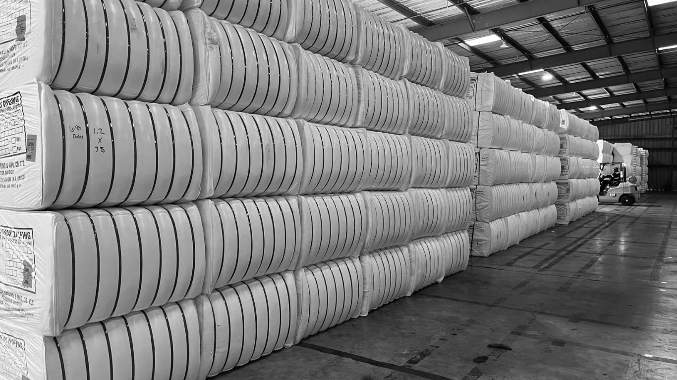 Bales of Fiber — Henley & Hill Warehouse & Distribution