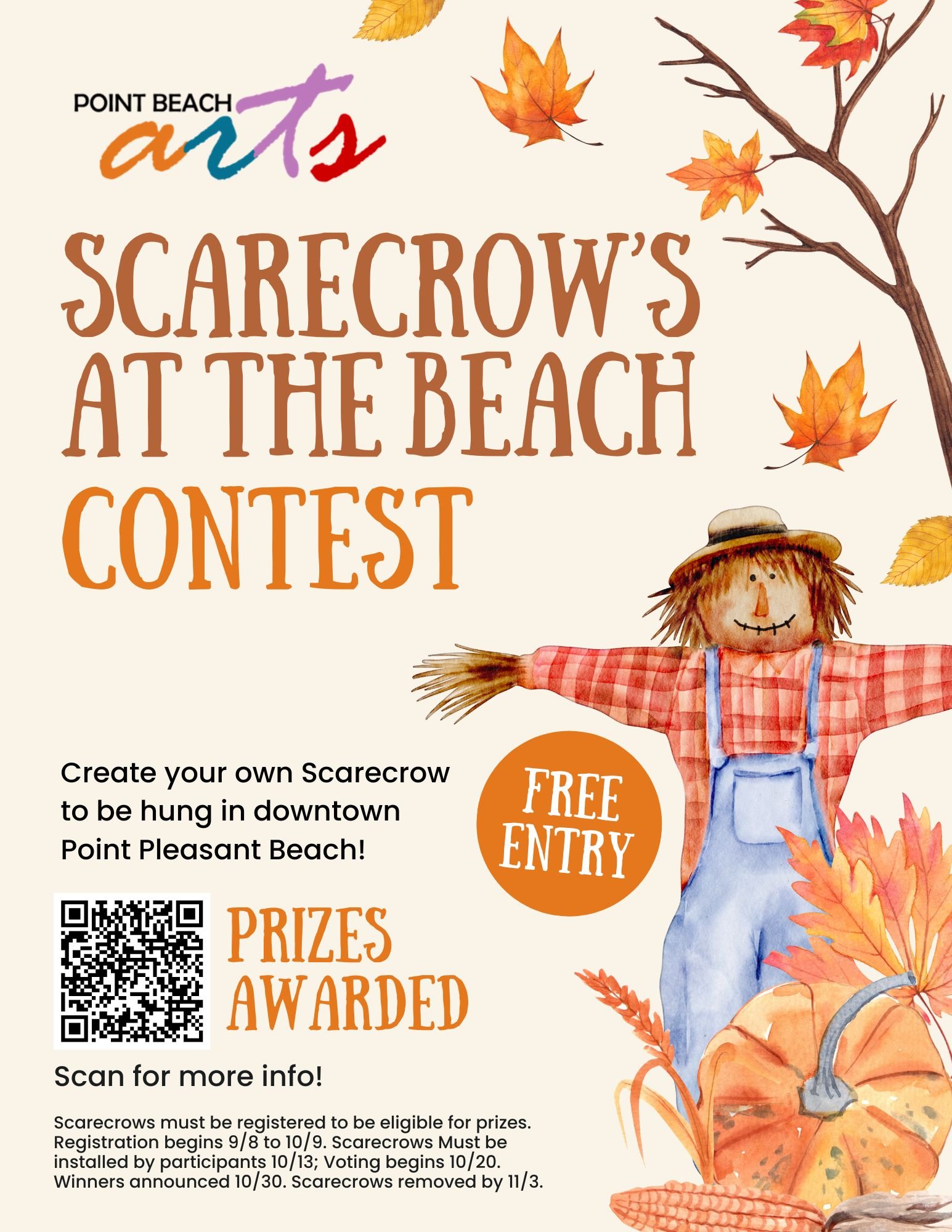 Scarecrow’s At The Beach Contest — Point Beach Arts