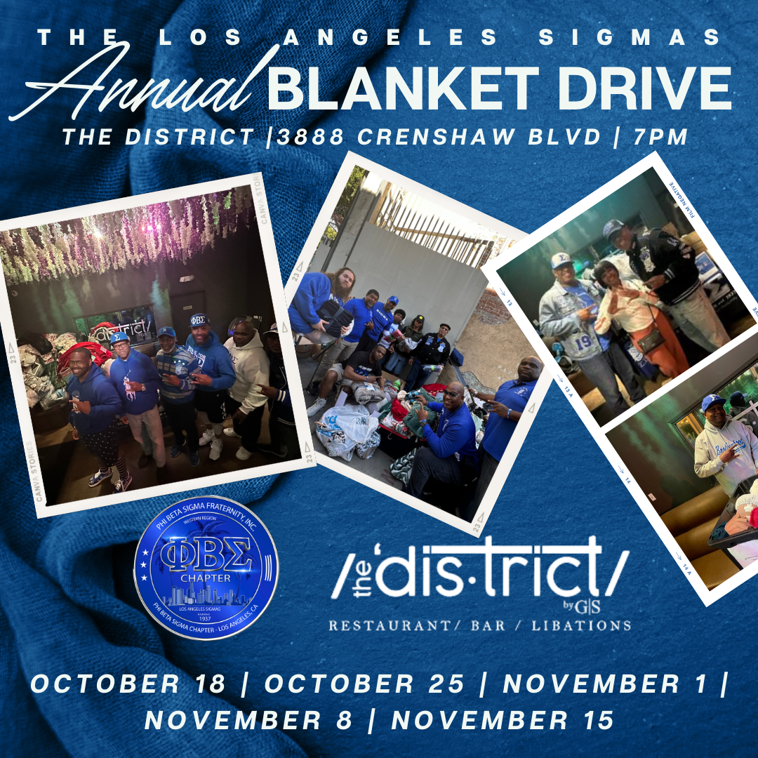 Annual Blanket Drive — The Los Angeles Sigmas