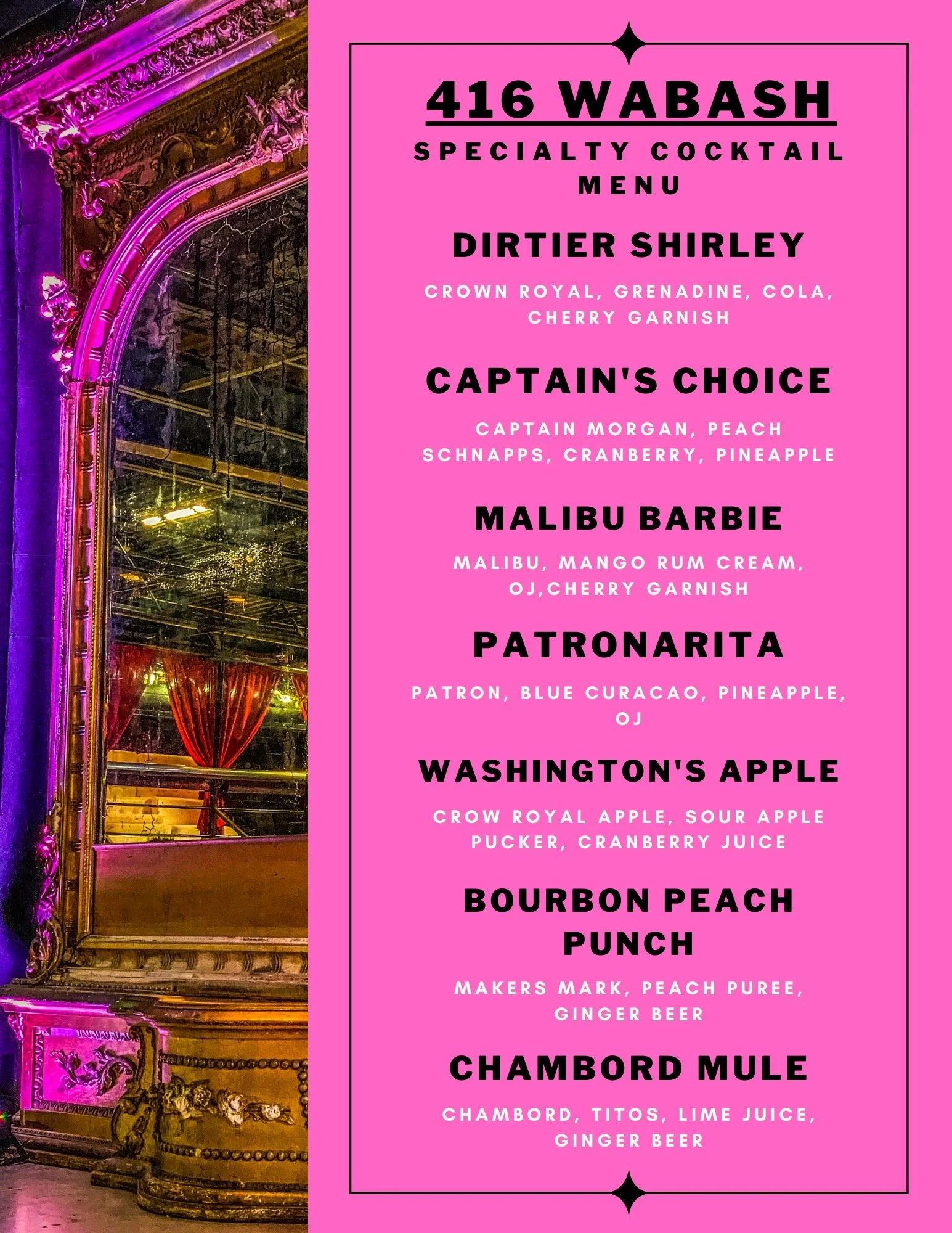 416 Wabash - BAR SERVICE | Indianapolis Event Venue