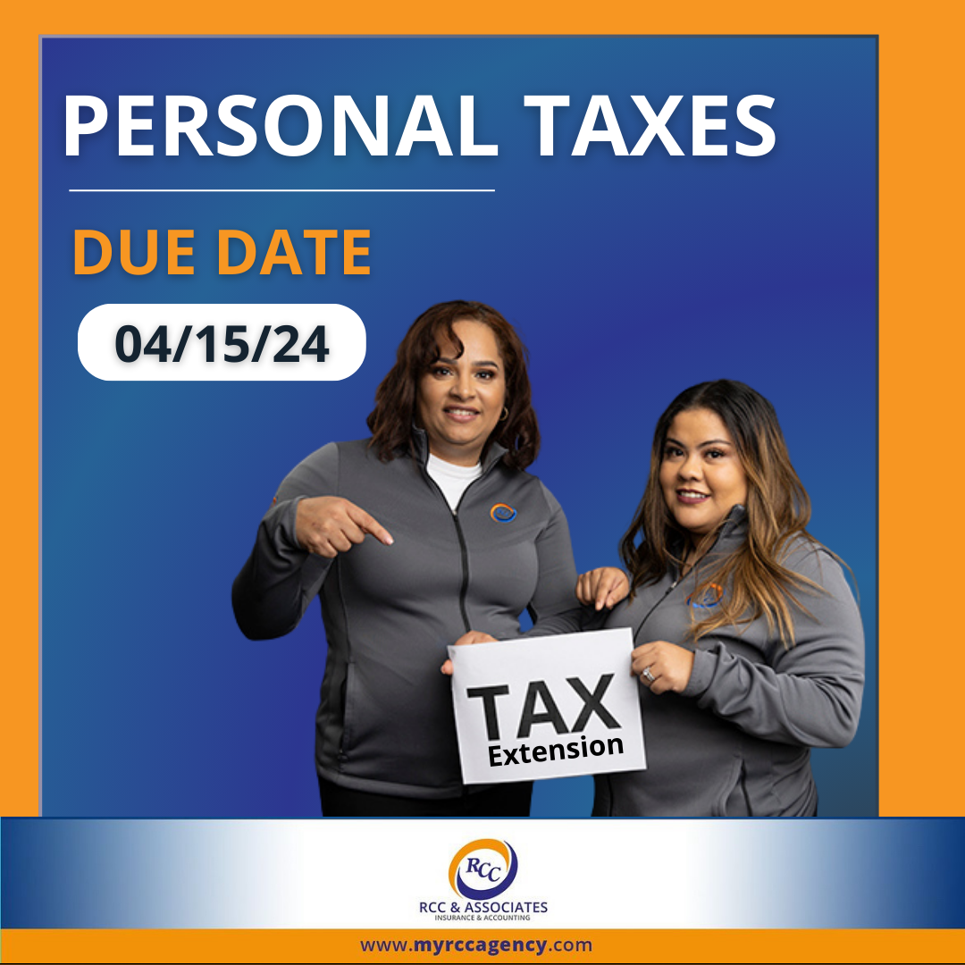 Tax extension 2024 — RCC & Associates