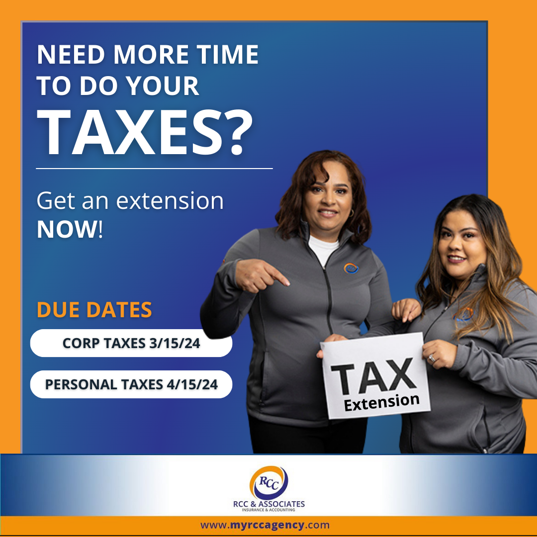 Tax extension 2024 — RCC & Associates