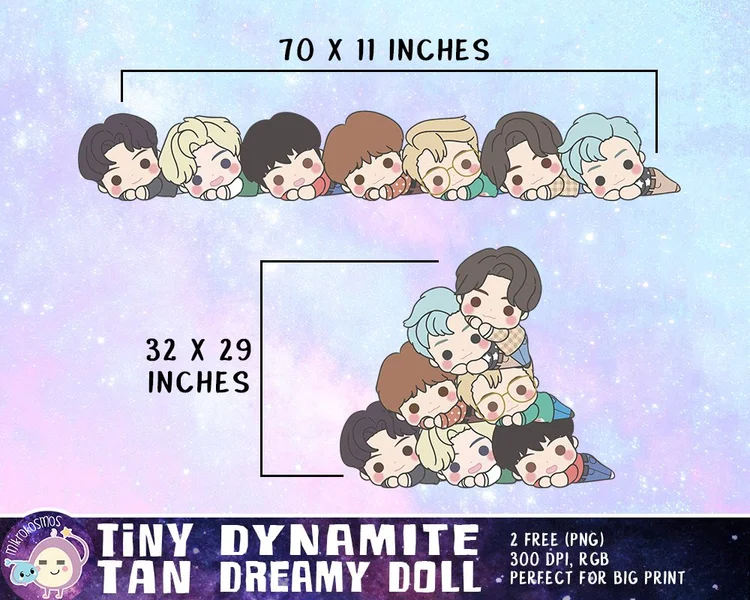 High quality BTS and Kawaii Printables Instant Download