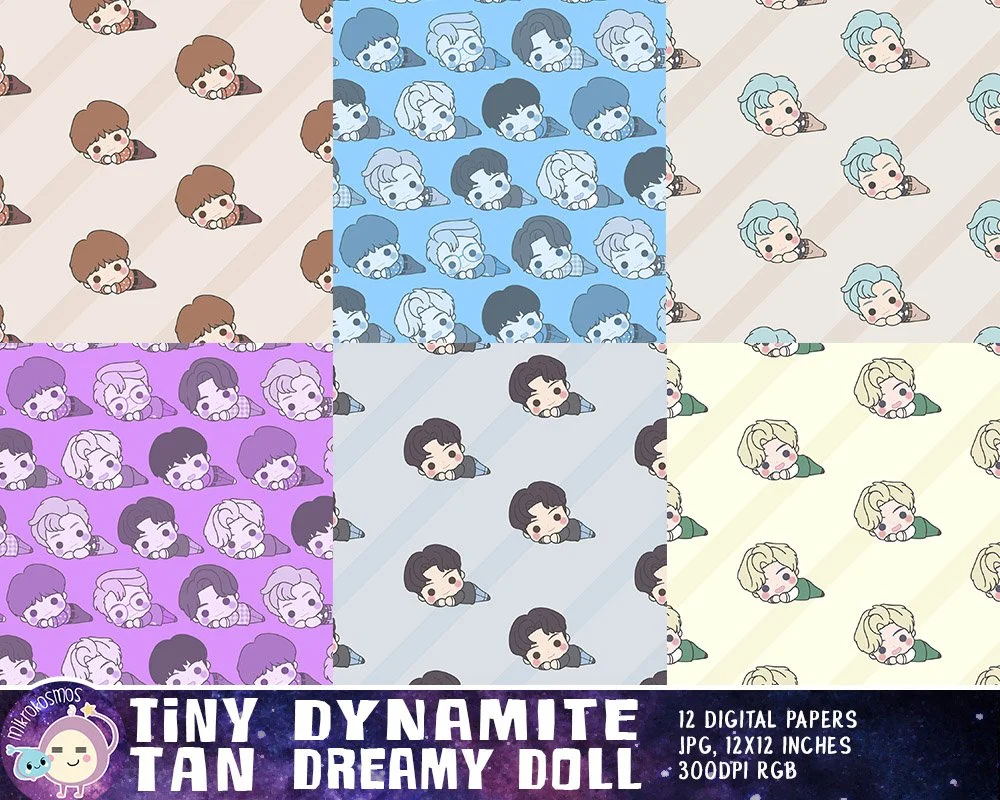 High quality BTS and Kawaii Printables Instant Download