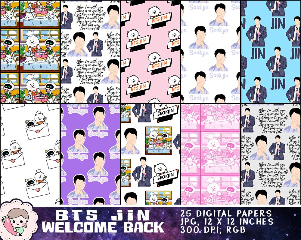 High quality BTS and Kawaii Printables Instant Download