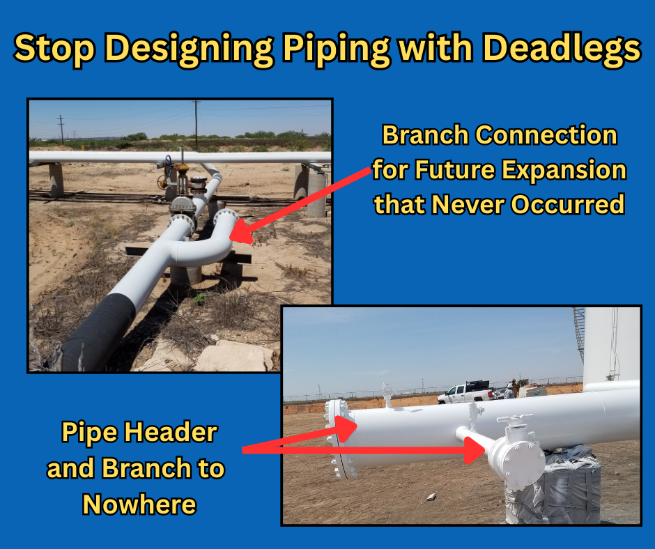 Stop Designing Piping with Deadlegs — Metalmark Engineering
