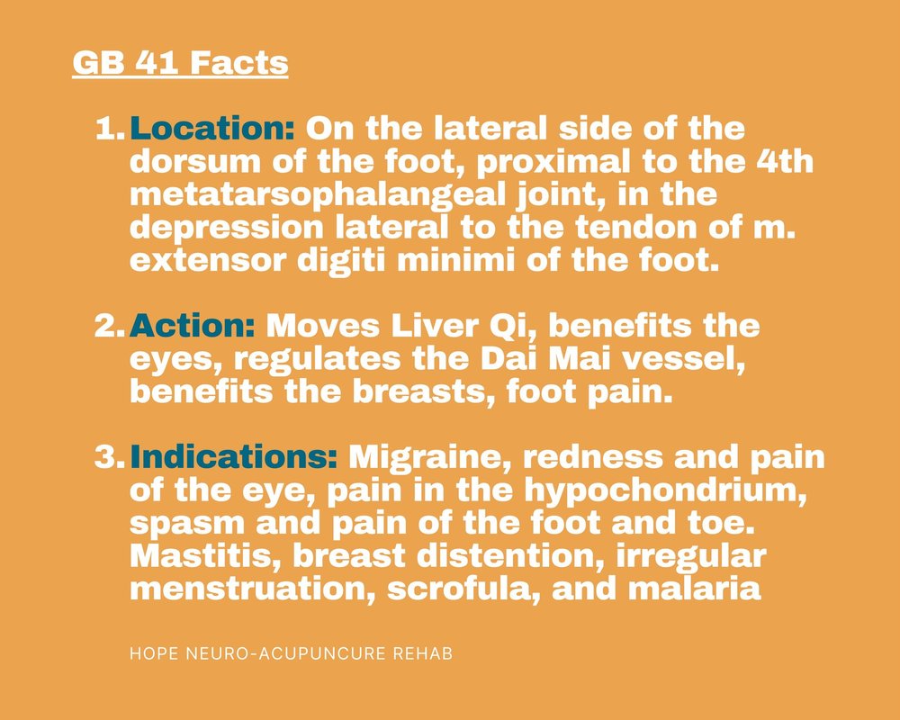 GB 41 Acupuncture Point: The Complete Guide to Indications & Actions ...