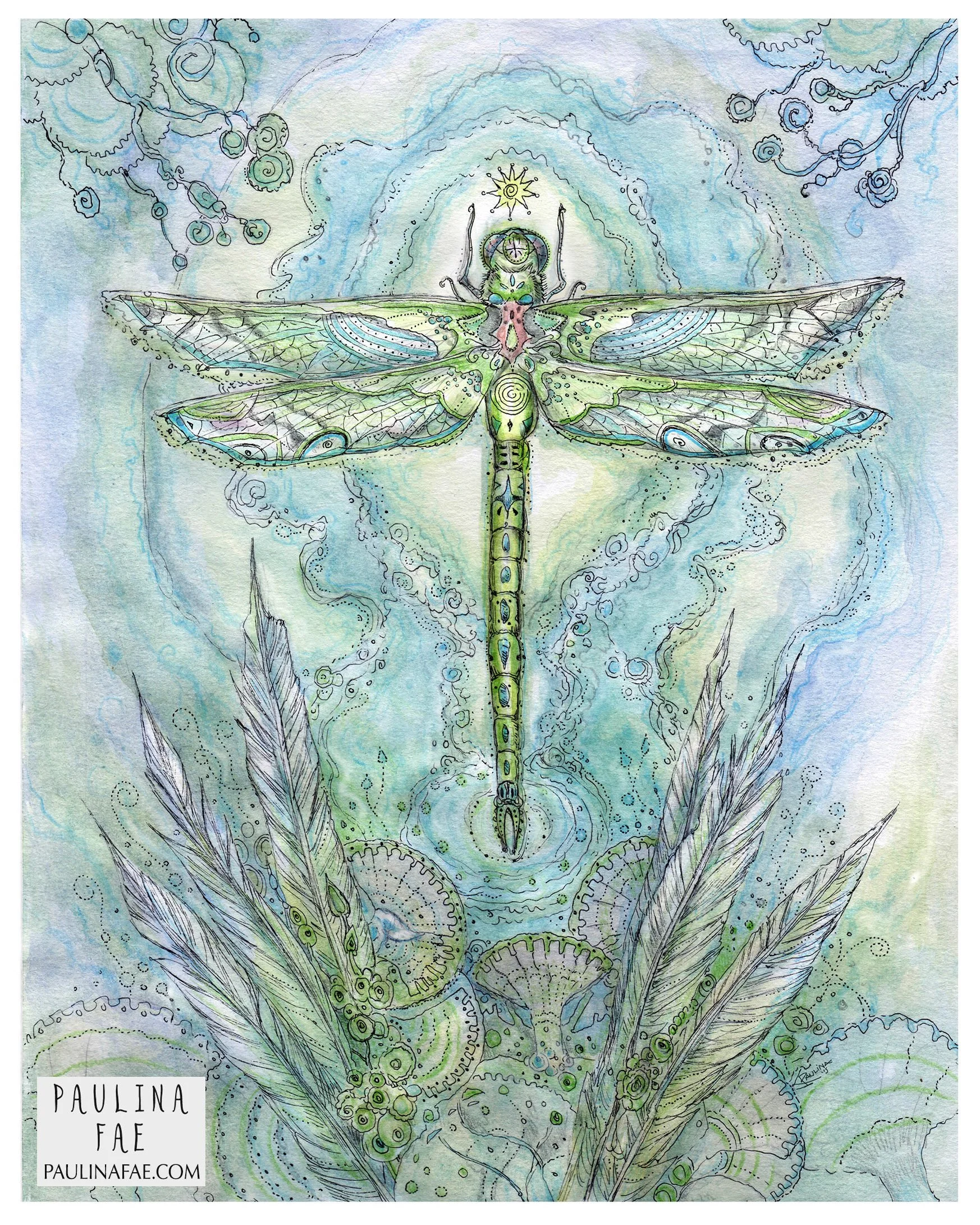 Spiritsong Dragonfly — Paulina Fae