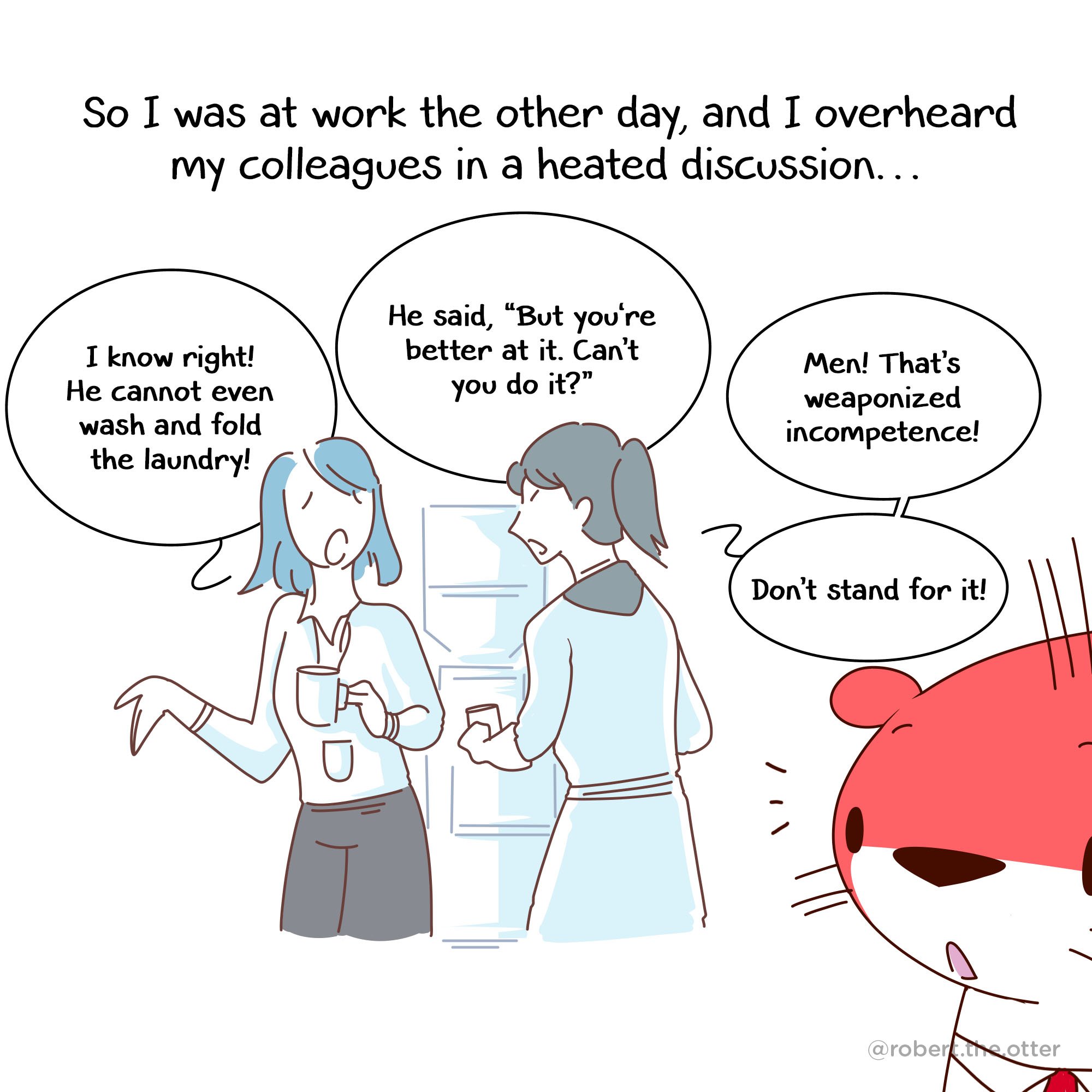 What is Weaponized Incompetence? — Robert the Otter