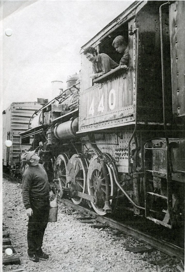 440 Locomotive and Caboose — Langlade County Historical Society