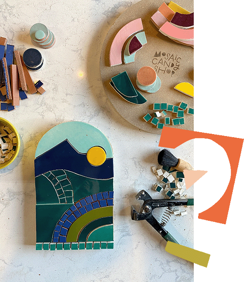 Mosaic Candy Shop - Make-at-Home Art Kits