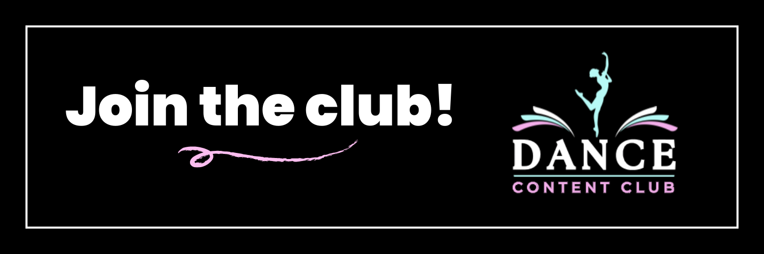 Dance Content Club | Your Ultimate Social Media Upgrade for Studios — Creative Branding Studio