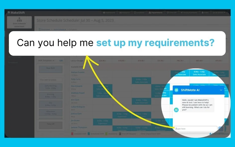 ShiftMate AI Staff Scheduling Software | MakeShift