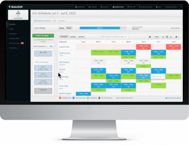 Staff Scheduling Software | MakeShift