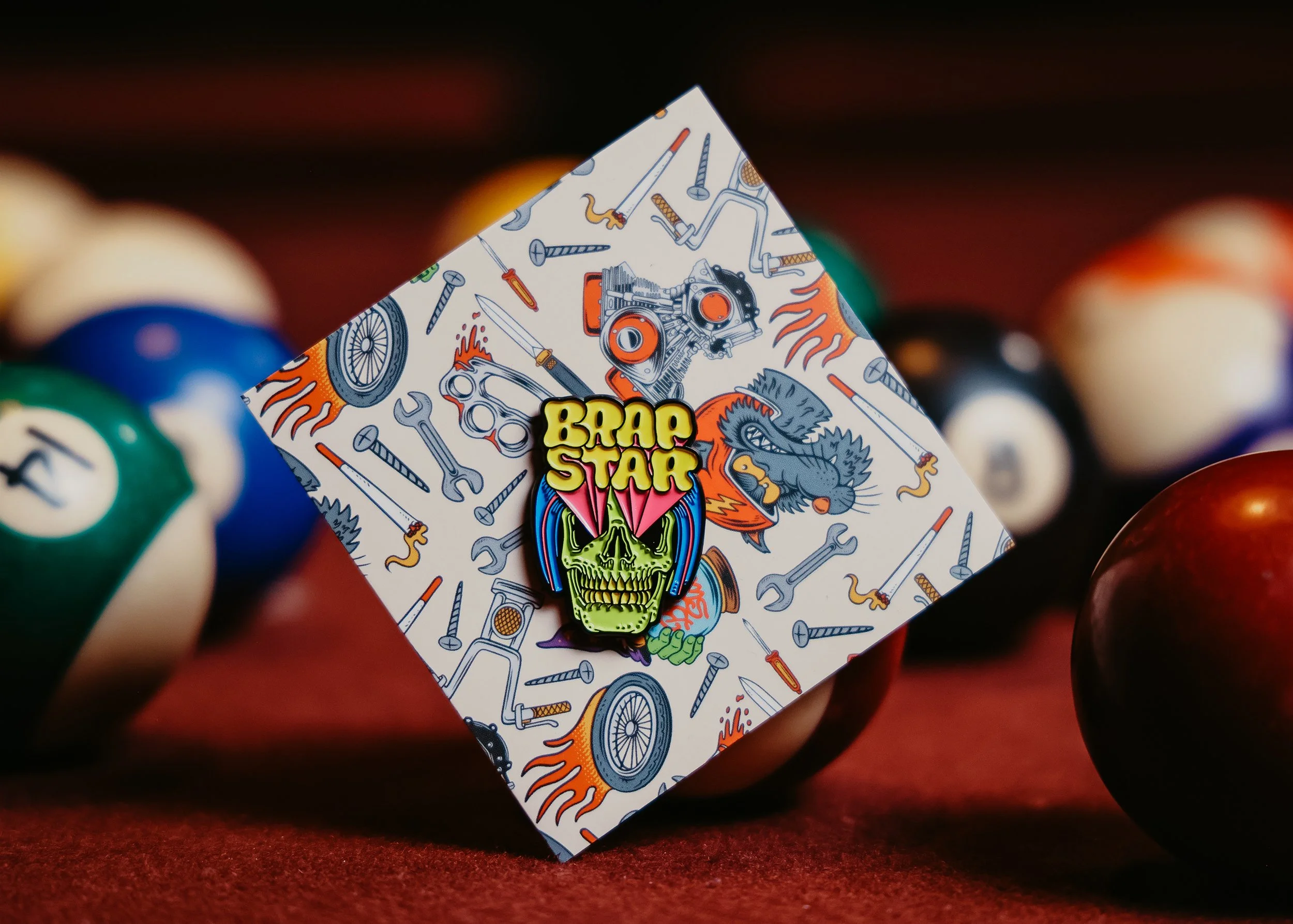 Ponder the Orb Enamel Pin — Brap Star