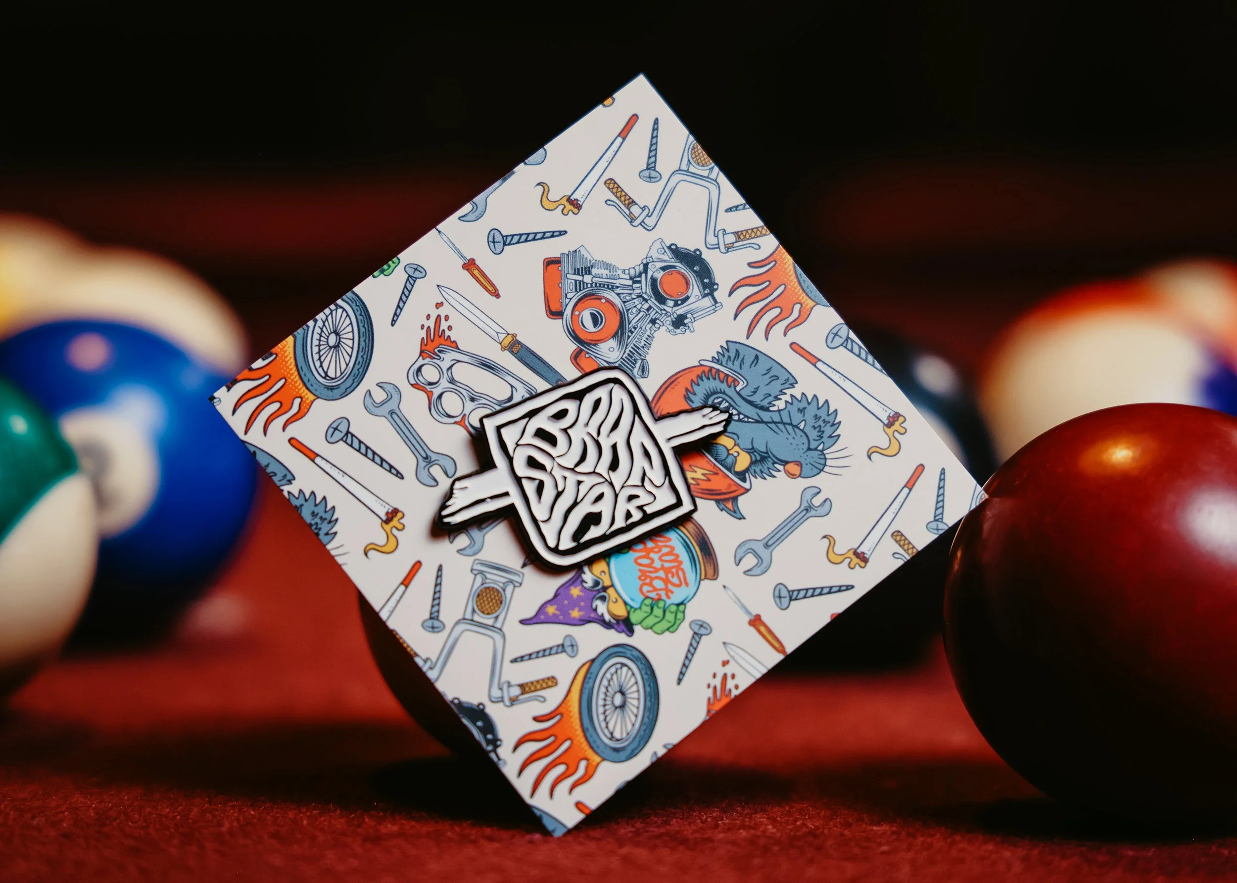 Bad Trip Enamel Pin — Brap Star