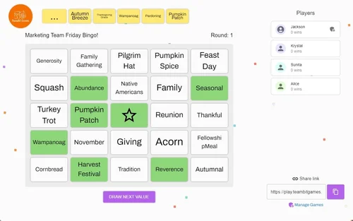 Virtual Bingo Games for Remote Teams | Customizable Team-Building Fun ...