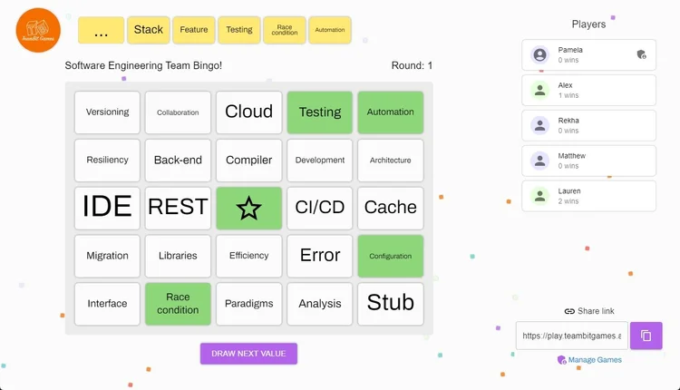 Virtual Bingo Games for Remote Teams | Customizable Team-Building Fun ...