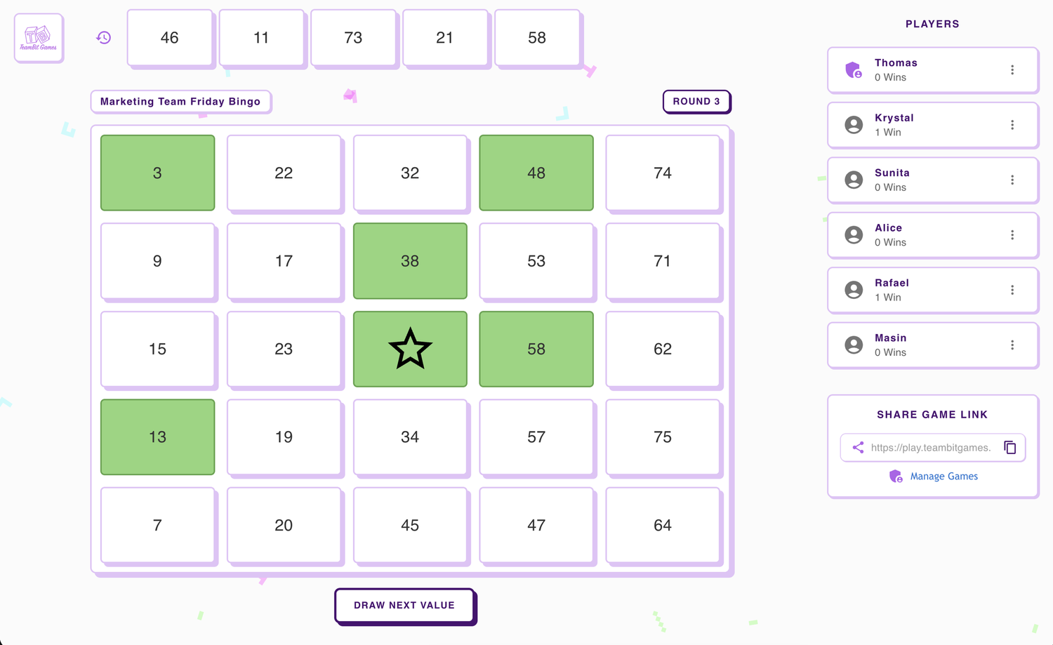 Virtual Bingo Games for Remote Teams | Customizable Team-Building Fun ...