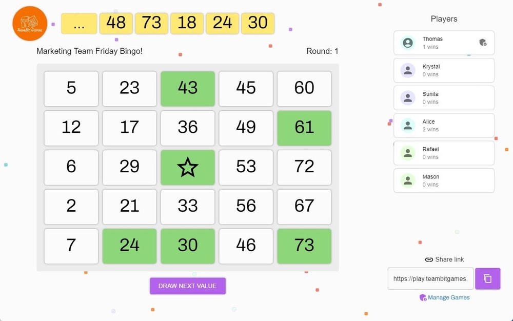 Virtual Bingo Games for Remote Teams | Customizable Team-Building Fun ...