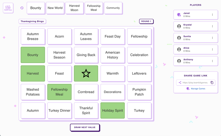 Virtual Bingo Games for Remote Teams | Customizable Team-Building Fun ...