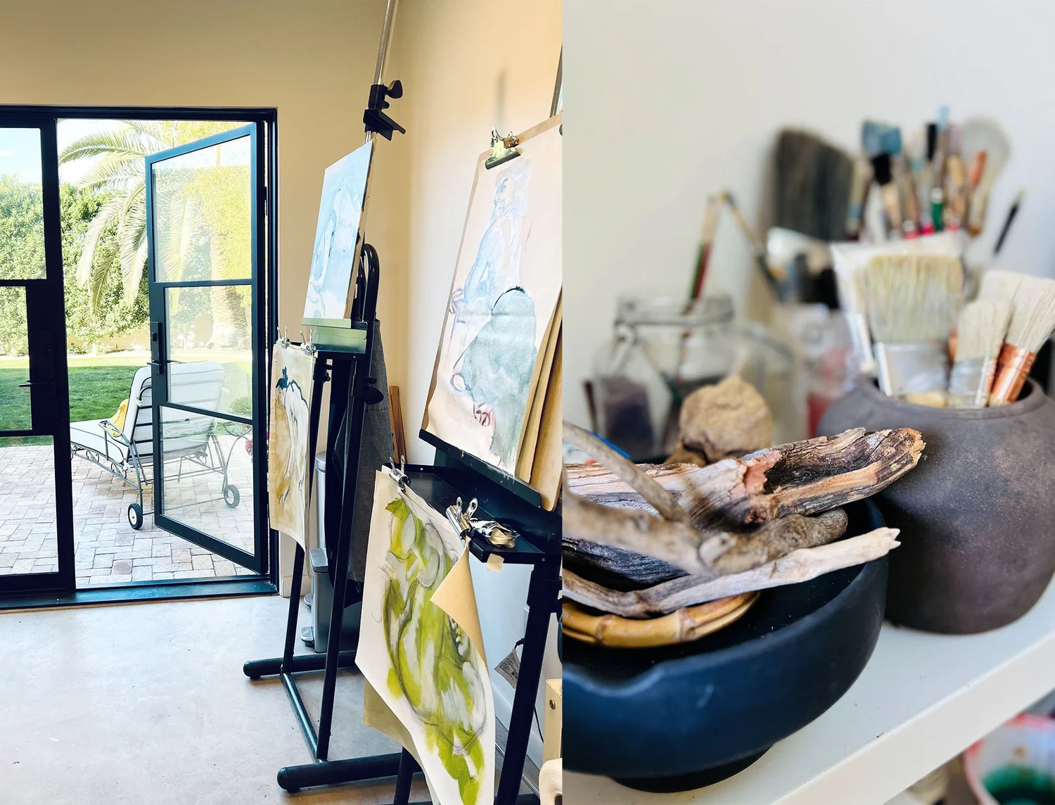 Home Art Studio: Before and After — eusebio ceramics