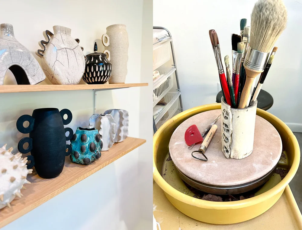 Home Art Studio: Before and After — eusebio ceramics