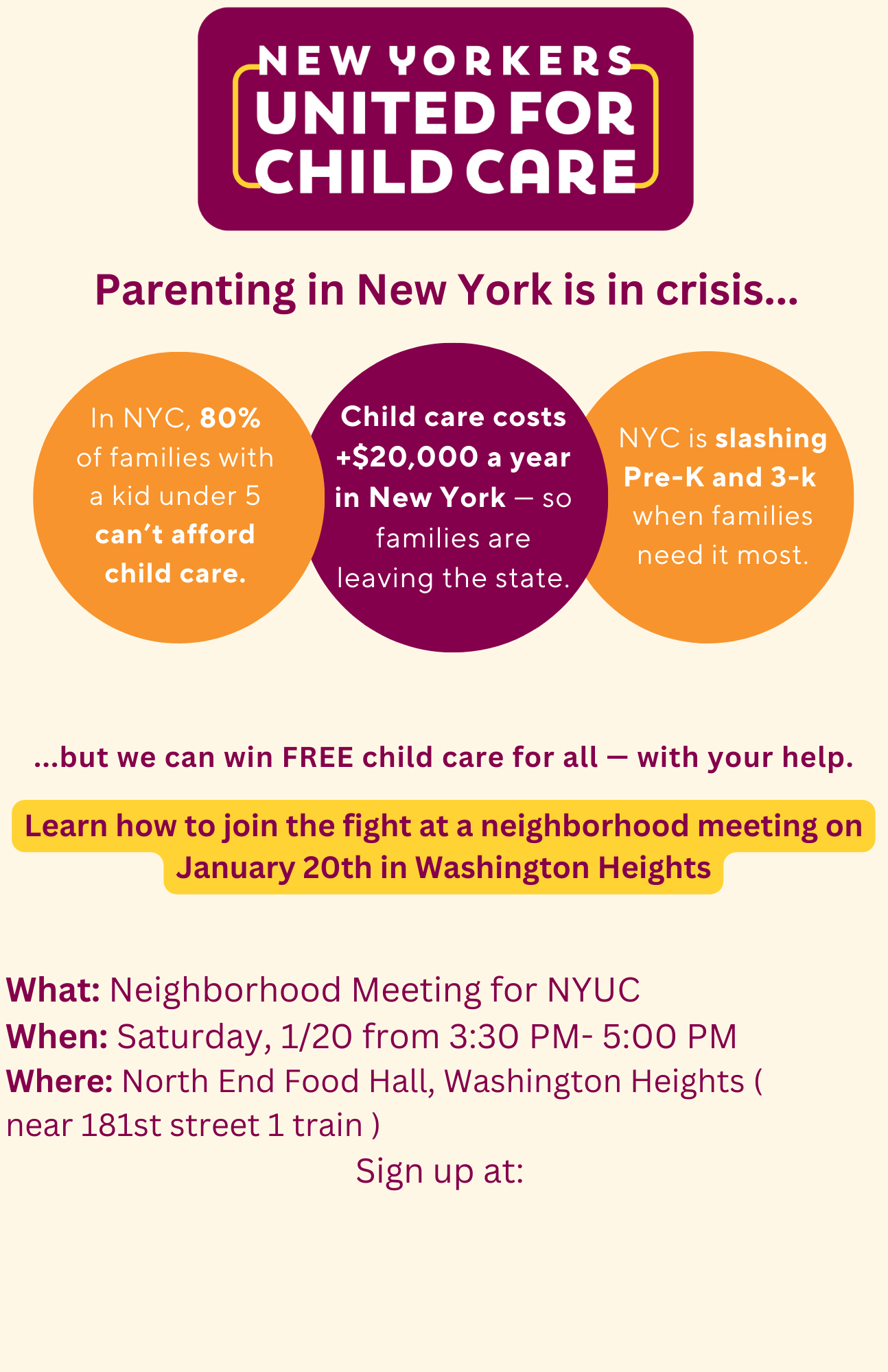 Events — New Yorkers United for Child Care