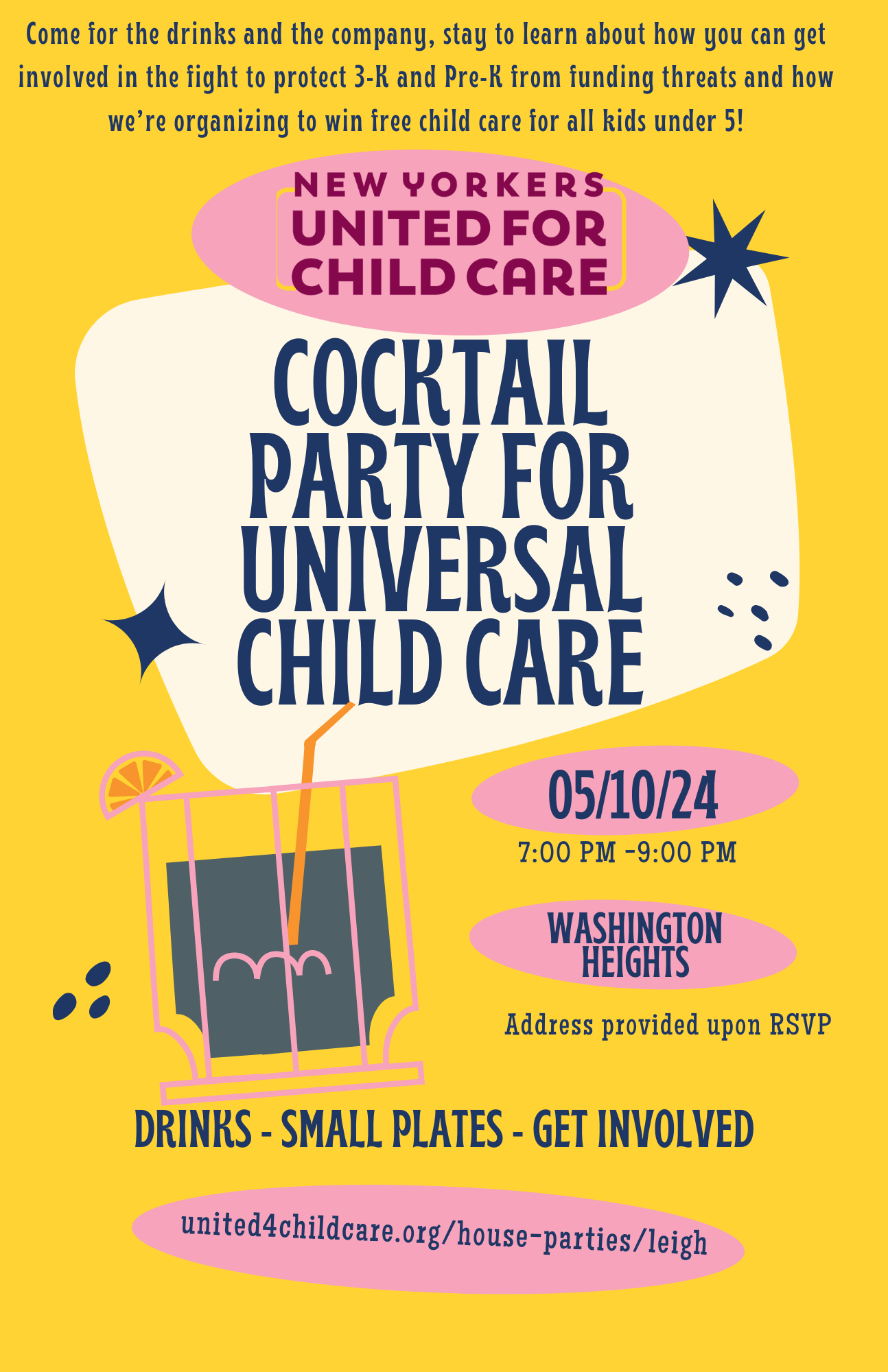 House Parties — New Yorkers United for Child Care
