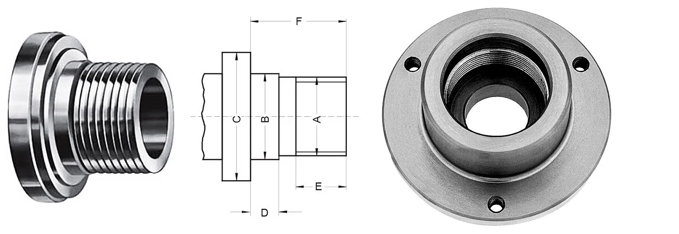 Identifying a Lathe Spindle Nose Chart — STS CNC