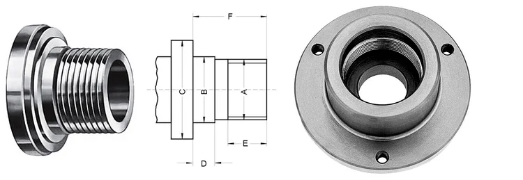 Identifying a Lathe Spindle Nose Chart — STS CNC
