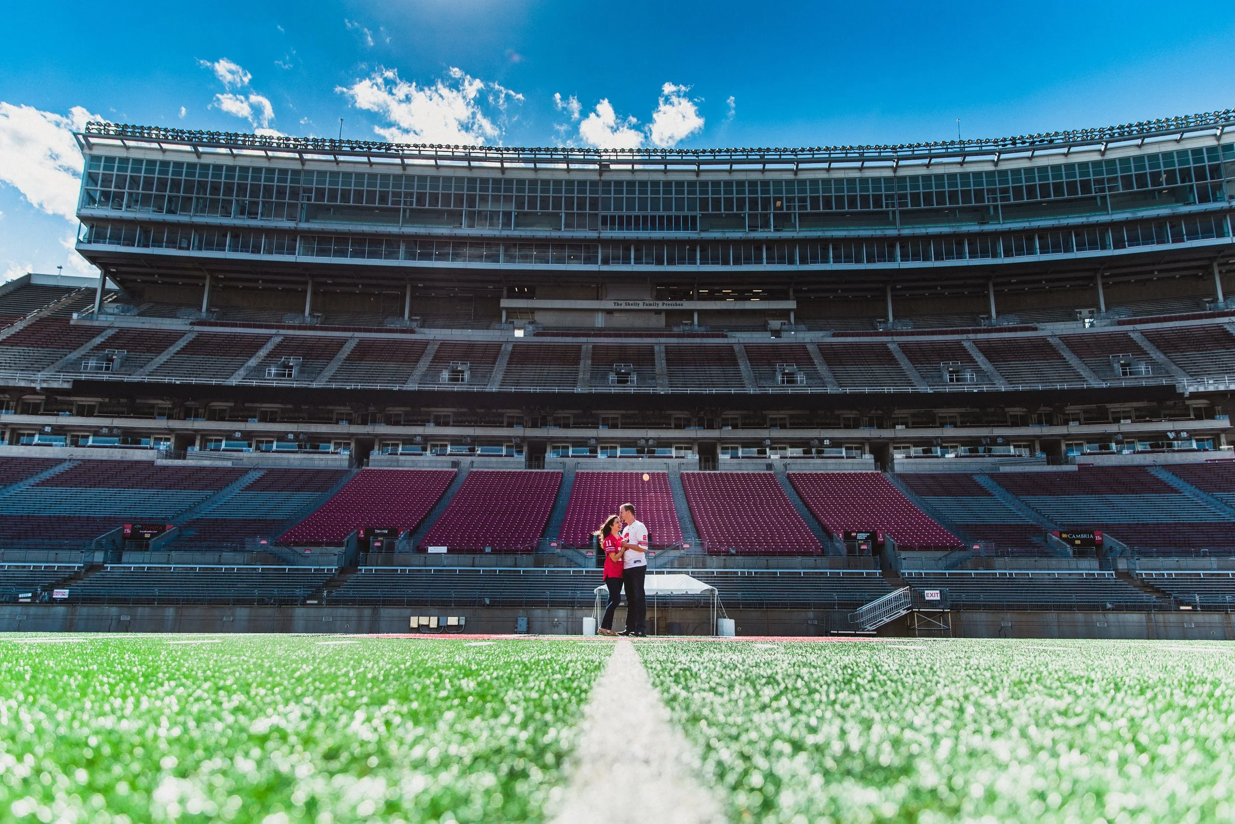 Ohio Stadium Engagement Photos - Creative Engagement Photography ...