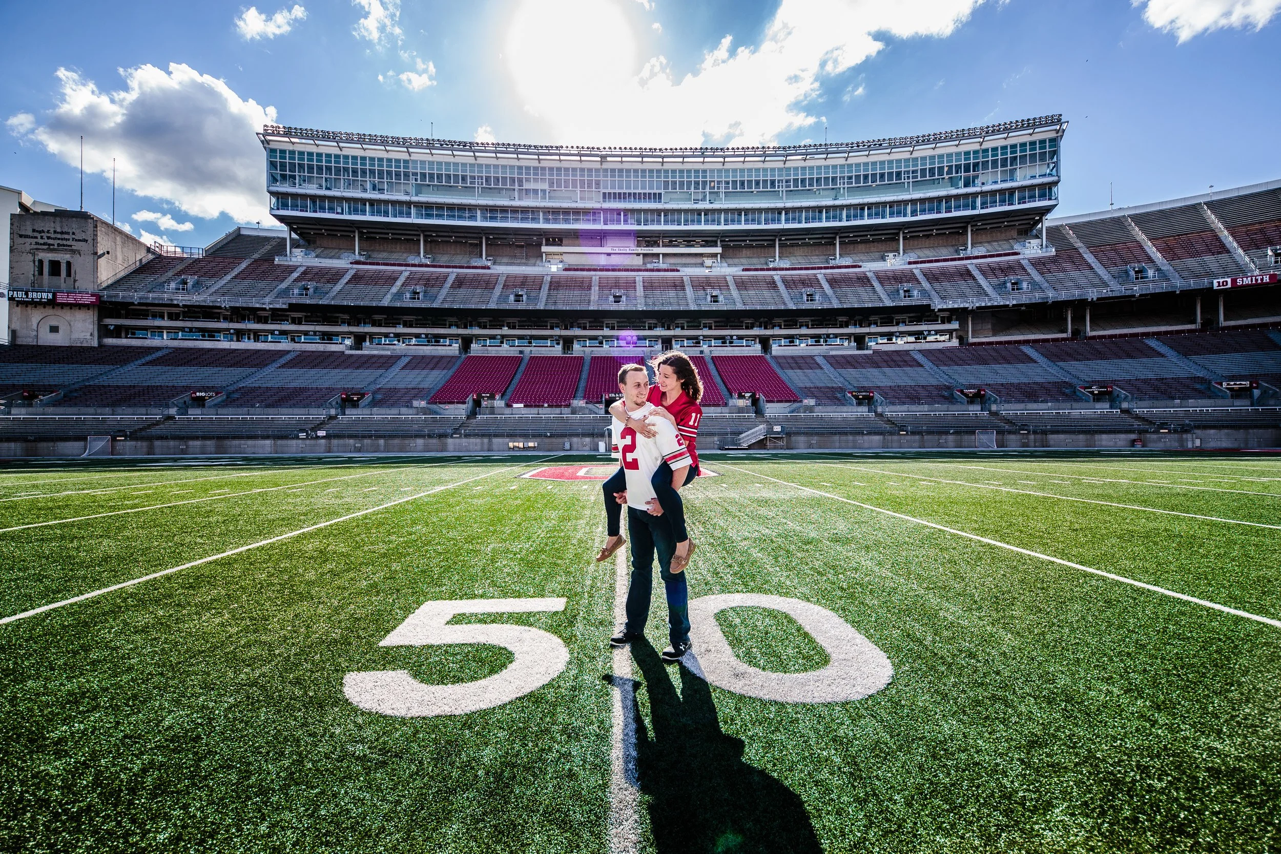 Ohio Stadium Engagement Photos - Creative Engagement Photography ...