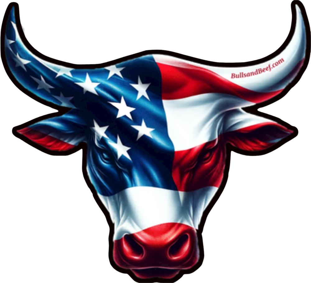 Bull Head Stickers — American Beef Producer