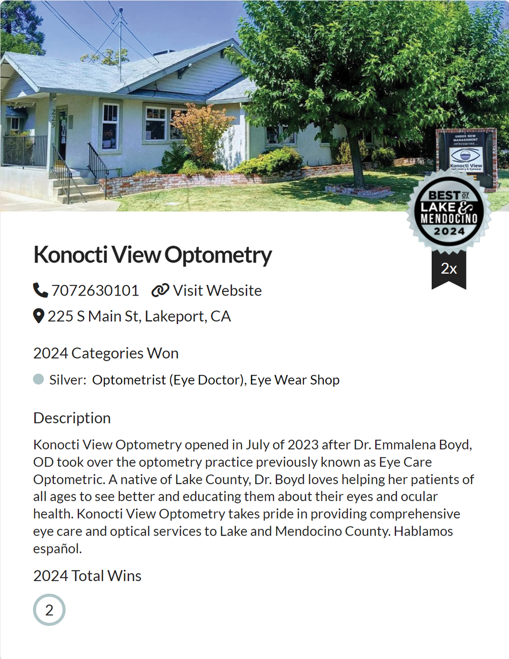 Konocti View Optometry & Eyewear