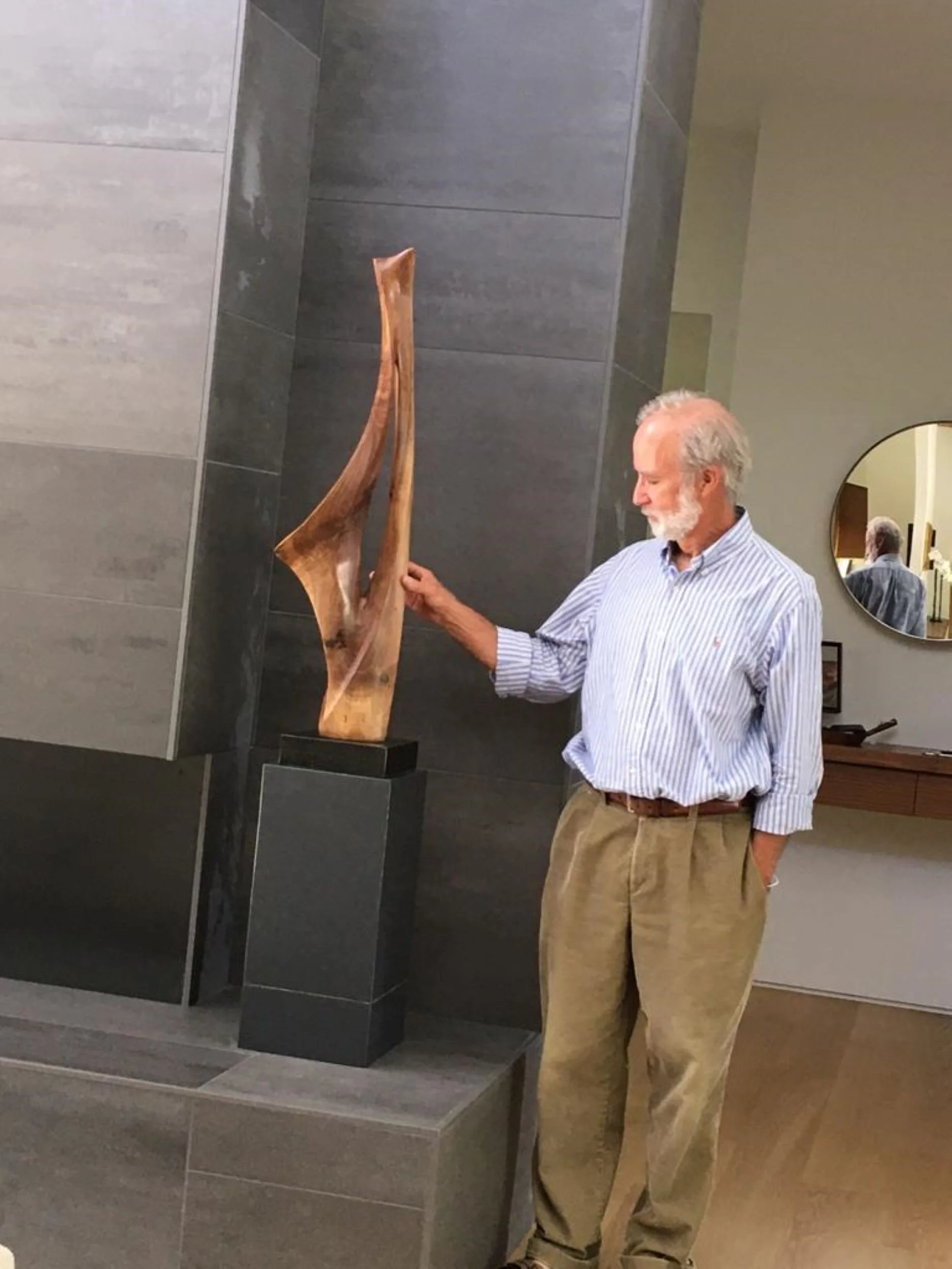 Commissioned Art Works — Randal Leek, Wood Art Sculpture