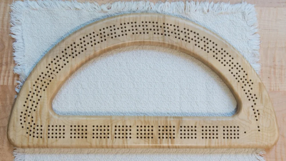 Half Circle Handmade Wood Cribbage Boards — Made By Ciro