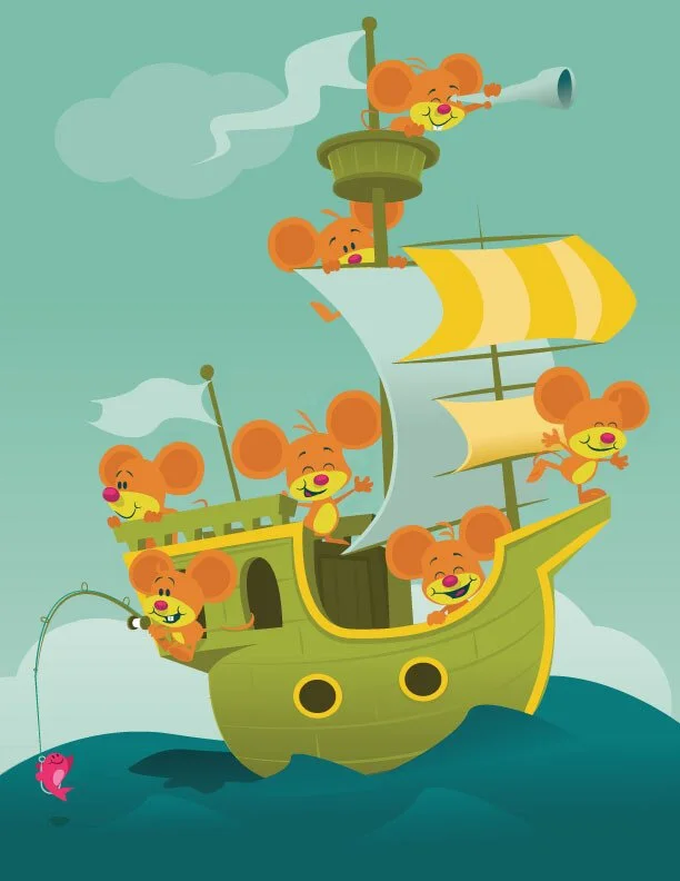 Seven Mice Sail the Seven Seas - David Mansch - author and illustrator ...