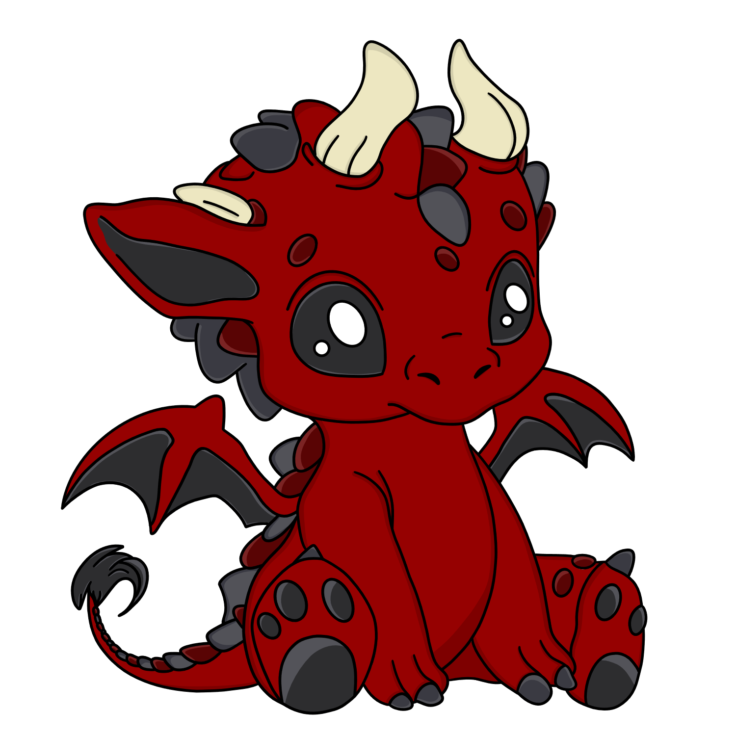 Red Dragon Keychain — APeterson Studios